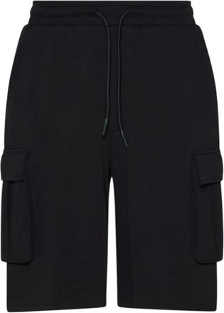 John Richmond Homme, Shorts, Noir, Taille: XS Bermuda Fleece