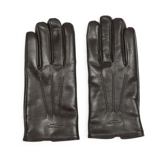 Giorgio Armani Braune Lederhandschuhe f&uuml;r M&auml;nner - - Accessories - Herren - Braun - M
