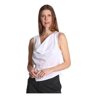 Alessia Santi &Auml;rmelloses Top - - Tops - Damen - Wei&szlig; - M
