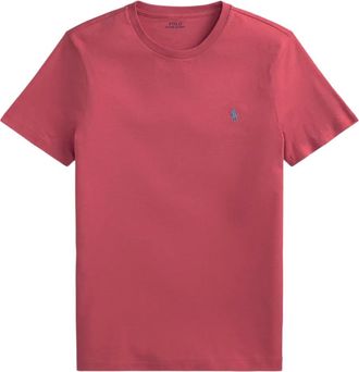 Polo Ralph Lauren Custom Slim Fit T-Shirt mit rundem Ausschnitt - Rot