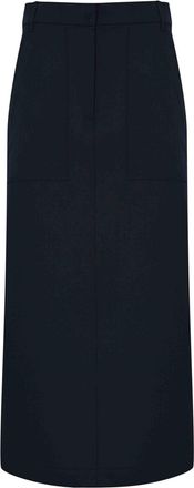 Max Mara Langer Rock - Blau