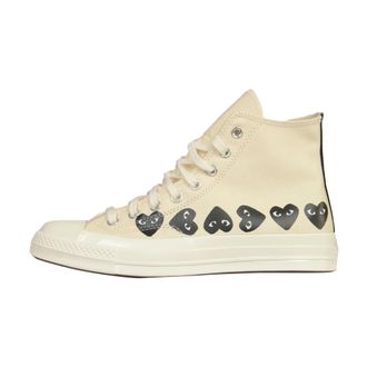 Comme Des Gar&ccedil;ons Homme, Chaussures, Beige, Taille: 41 1/2 EU Baskets Basses Coeur