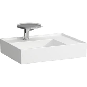 Laufen Laufen - Kartell Aufsatzwaschtisch, Ablage rechts, 1 Hahnloch, ohne