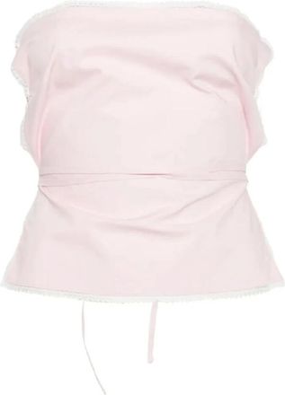 Msgm Msgm, Femme, Tops, Rose, Taille: 40 FR Blouses