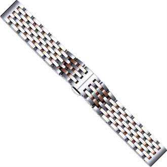 Generic Edelstahlarmband Herren-Sportuhrenarmband 18 mm 20 mm 22 mm 24 mm Metall für Damen Herren Ersatzarmbänder