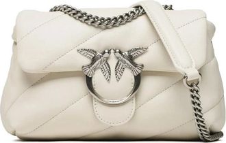 Pinko Pinko, Femme, Sacs, Blanc, Taille: ONE Size Love Mini Puff