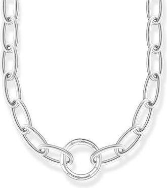 Thomas Sabo KE2114-001-21-L45 Chaîne à maillons en argent sterling 925 pour femme Longueur 45 cm, 45 cm, Argent sterling, Pas de gemme