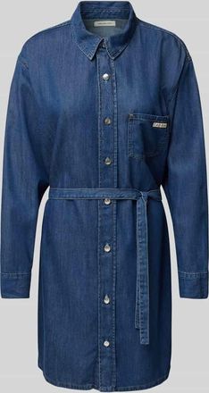 Calvin Klein Jeans Knielanges Jeanskleid mit Brusttasche