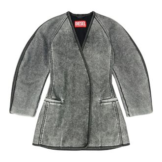 Diesel Denim Vestes - Femme - Vestes - Noir - Taille: 34 FR