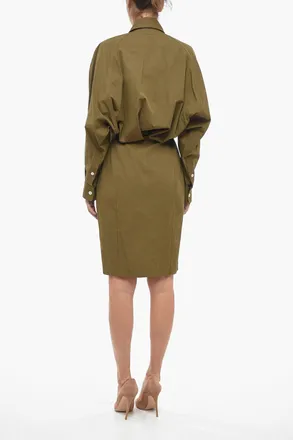 Bottega Veneta Oversized-Fit Shirt Dress Bottega Veneta