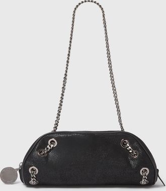 Stella McCartney Falabella Bowling Shoulder Bag, Woman, Black