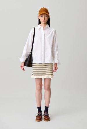 Claudie Pierlot Gestreiftes Popeline-Hemd