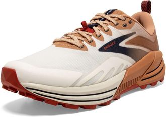 Brooks Herren Cascadia 16 Sneaker, Wei&atilde; Keks Rooibos, 42.5 EU