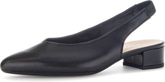 Gabor Damen Slingpumps, Frauen Absatzschuhe,hochhackige Schuhe,stoeckelschuhe,Ausgehschuhe,Abendschuhe,Court Shoes,Leder,schwarz,37 EU / 4 UK