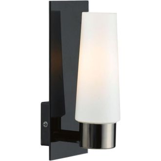 Markslöjd Brastad - Applique de salle de bain à 2 ampoules noir IP44, E14 - Markslojd