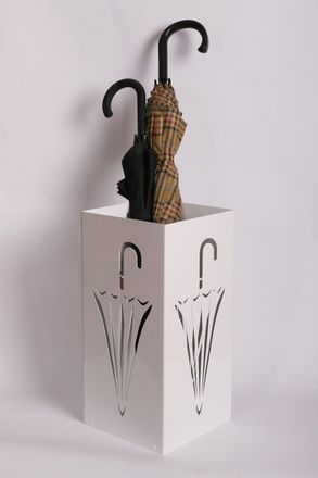 Szagato Regenschirmständer Design Umbrella Closed, 23 x 23 cm, weiß, Marke: Szagato, Made in Germany (Schirmständer, Schirmhalter, Regenschirmhalter)