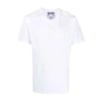 Moschino Teddyb&auml;r T-Shirt - - Tops - Herren - Wei&szlig; - M