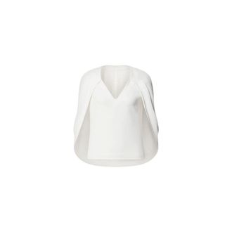 Alberta Ferretti Femme, Blouses et Chemises, Blanc, Taille: 38 FR Blouses