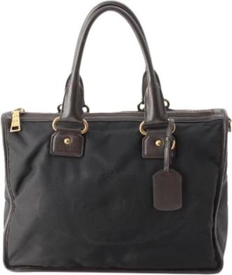 Prada Pre-owned Sac en Nylon - Femme - Pre-owned - Noir - Taille: ONE Size