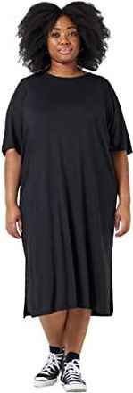 Noisy May Noisy May Nmmayden Robe Courbe 2/4, Noir/détails : uni, 50 Femme