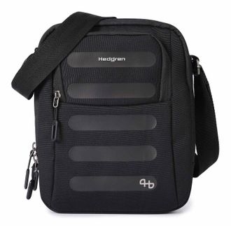Hedgren Unisex Relax M Vertikale Crossover-Mitteltasche + RFID, schwarz