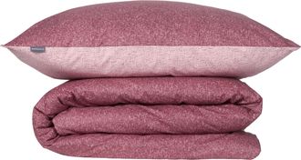 Schiesser Bettwäscheset Vinnie | 2-teilig | Zweifarbig | Renforcé | 100% Baumwolle | Oeko-Tex Zertifiziert | Reißverschluss | 135x200cm + 80x80cm | Rosa