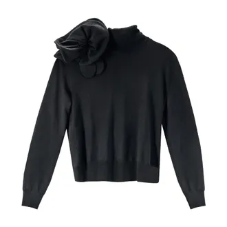 Moschino Femme, Pulls, Noir, Taille: 38 FR Maglia Dolce Vita Fiore