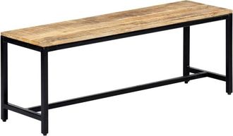 vidaXL Vidaxl - Banc à dîner 120 cm Bois de manguier massif brut