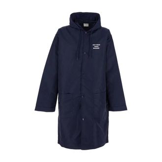 Dr&ocirc;le de Monsieur La Parka Slogan - - Jackets - Herren - Blau - M