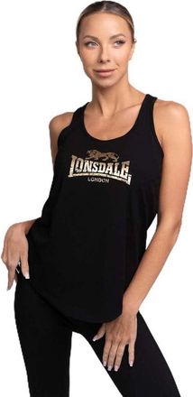 Lonsdale Frauen Singlet LISMOYNY, Black/Gold, XS, 117603