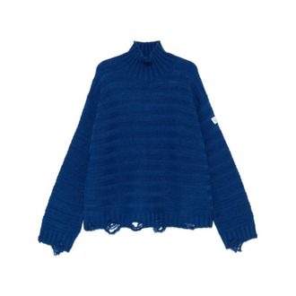 Maison Margiela Rollkragenpullover - - Knitwear - Herren - Blau - L
