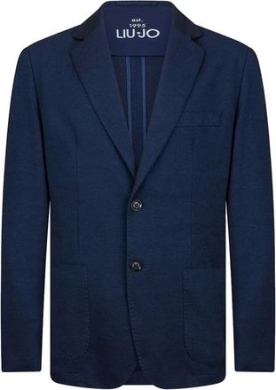 Liu Jo Homme, Vestes, Bleu, Taille: 3XL Veste &eacute;l&eacute;gante en jersey