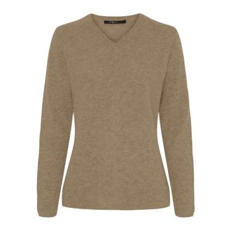 BTF-CPH Btfcph - Cardigan en cachemire &agrave; fines mailles - Femme - Pulls - Brun - Taille: 44 FR