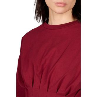 Gestuz T-shirt GZinez cintr&eacute; &agrave; plis en coton m&eacute;lang&eacute;