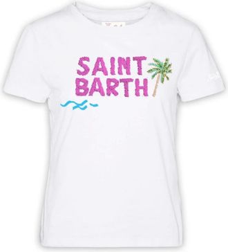 MC2 Saint Barth Femme, Tops, Blanc, Taille: 42 FR Emilie T-Shirt