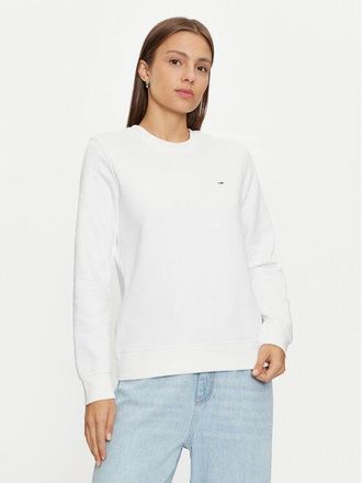 Tommy Jeans Sweatshirt DW0DW19959 Wei&szlig; Regular Fit