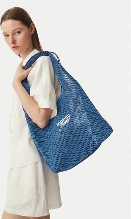 Tommy Jeans Handtasche Tjw Summer Crochet Hobo AW0AW18778 Blau