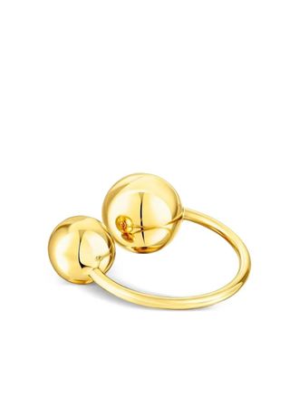 Tous Ring mit Kugelverzierung - Gelb