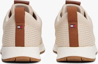 Tommy Hilfiger Logo Mesh Sneakers - Beige