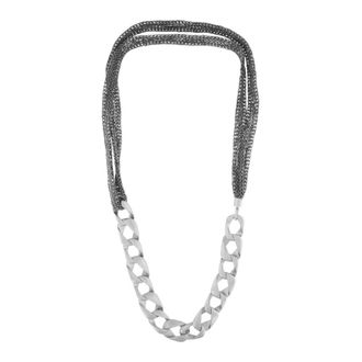 Dansk Copenhagen Chunky Chain Necklace f&uuml;r anspruchsvollen Stil - - Accessories - Damen - Grau - ONE SIZE