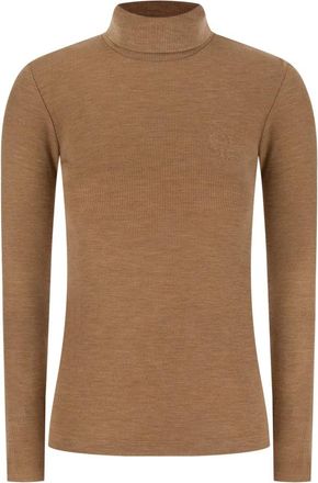 Max Mara MXMCono Woll-Rollkragenpullover - - Knitwear - Damen - Braun - XS