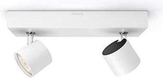 Philips Plafonnier LED, 4,5 W Équivalent 45 W, Blanc Chaud 2700K, Métal