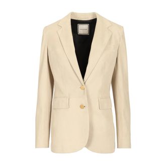 Tagliatore Sophie Wildlederblazer - - Jackets - Damen - Beige - M