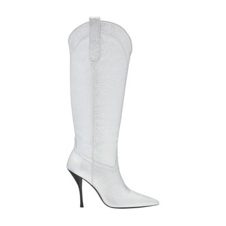 Stuart Weitzman Western Luxe Kniehohe Stiefel - - Shoes - Damen - Grau - 37 EU