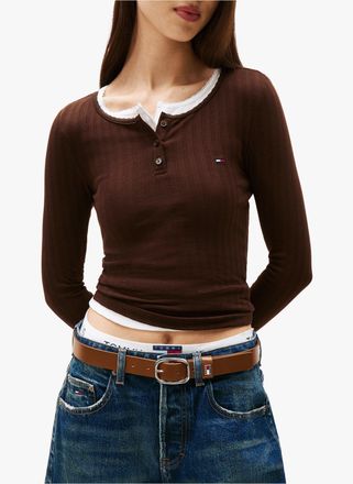 Tommy Hilfiger T-shirt cintr&eacute; &agrave; logo