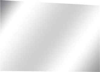 Fackelmann Spiegel/Wandspiegelelement mit Befestigung/Ma&szlig;e (B x H x T): ca. 100 x 68 x 2 cm/hochwertiger, moderner Spiegel/quer verwendbarer Badezimmerspiegel/Br