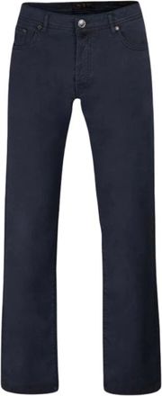 Moorer Homme, Pantalons, Bleu, Taille: W35 Pavel-Trk