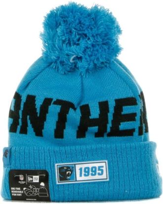 New Era Sport Strick Pom Pom M&uuml;tze Teamfarben - - Accessories - Herren - Blau - ONE SIZE