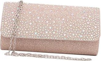 Supvox Pochette de Soir&eacute;e &agrave; Paquet &agrave; Main &Eacute;l&eacute;gant &agrave; Cha&icirc;ne Pochette pour Mariage et C&eacute;r&eacute;monie Petit Format pour T&eacute;l&eacute;phone et Accessoires Essentiels