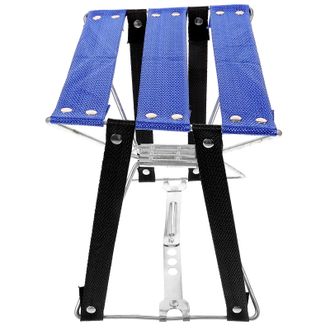 BESTONZON GANAZONO Klappbarer Campinghocker Klein Leichter Outdoor Hocker mit Verst&auml;rkter Metallhalterung und Strapazierf&auml;higem Stoff Tragbarer Reisehocker f&uuml;r 